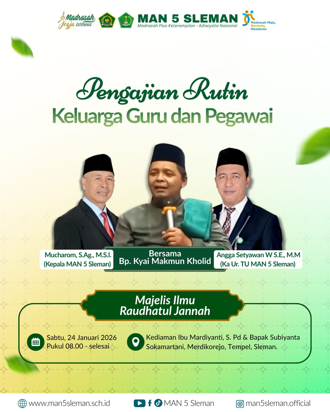 Pererat Ukhuwah, Keluarga Guru dan Pegawai MAN 5 Sleman Gelar Pengajian ...